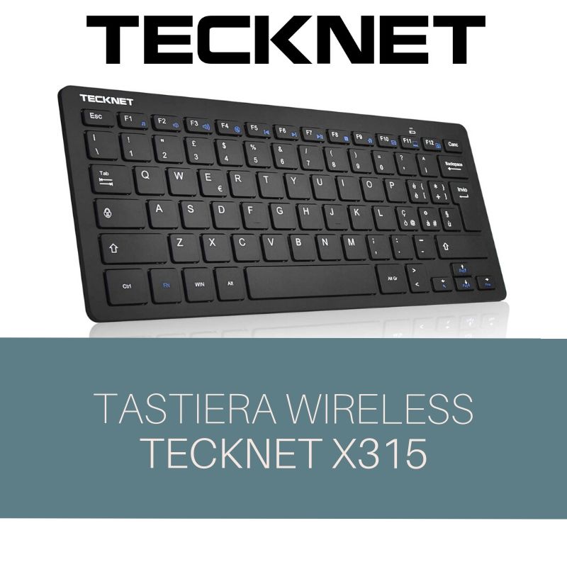 Tecknet X315, recensioni, opinioni e commenti sulla mini tastiera wireless